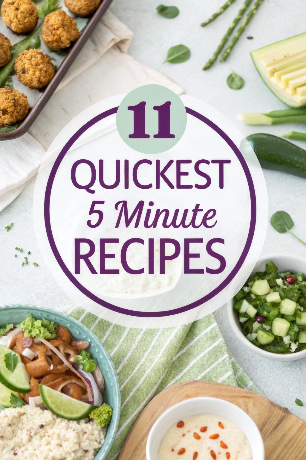 11 Genius 5 Minute Recipes: Quickest Meals!