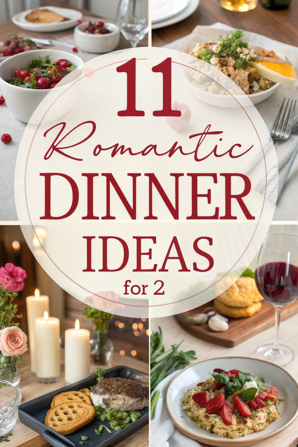 11 Romantic Dinner Ideas For 2: Easy Date Night!