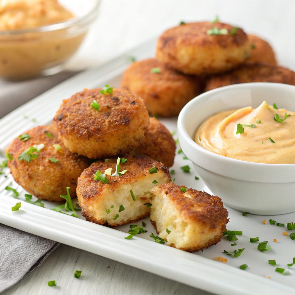 How To Make Mashed Potato Fritters With Spicy Aioli Recipe?