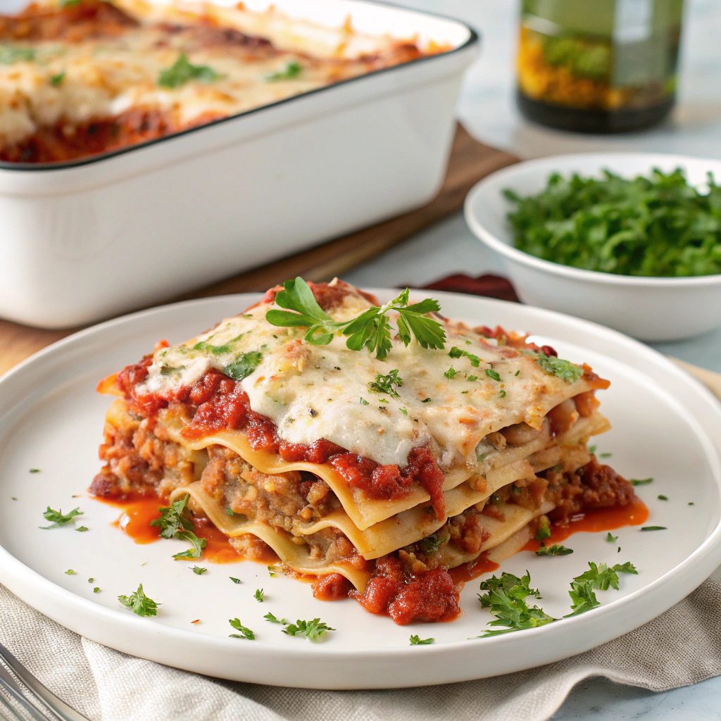 Hearty Lasagna For A Crowd : Perfect Comfort Food Recipe!
