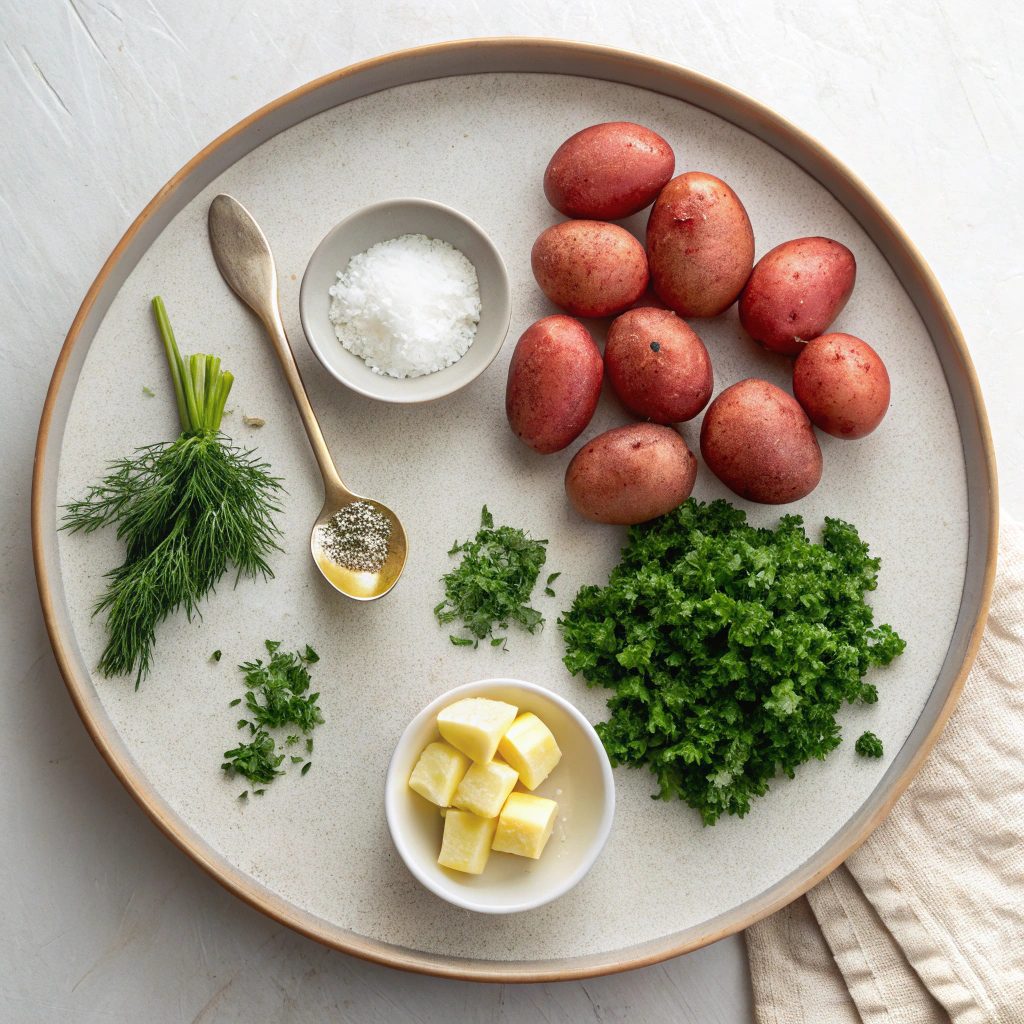 Simple Garlic Herb Boiled Red Potatoes Recipe!
