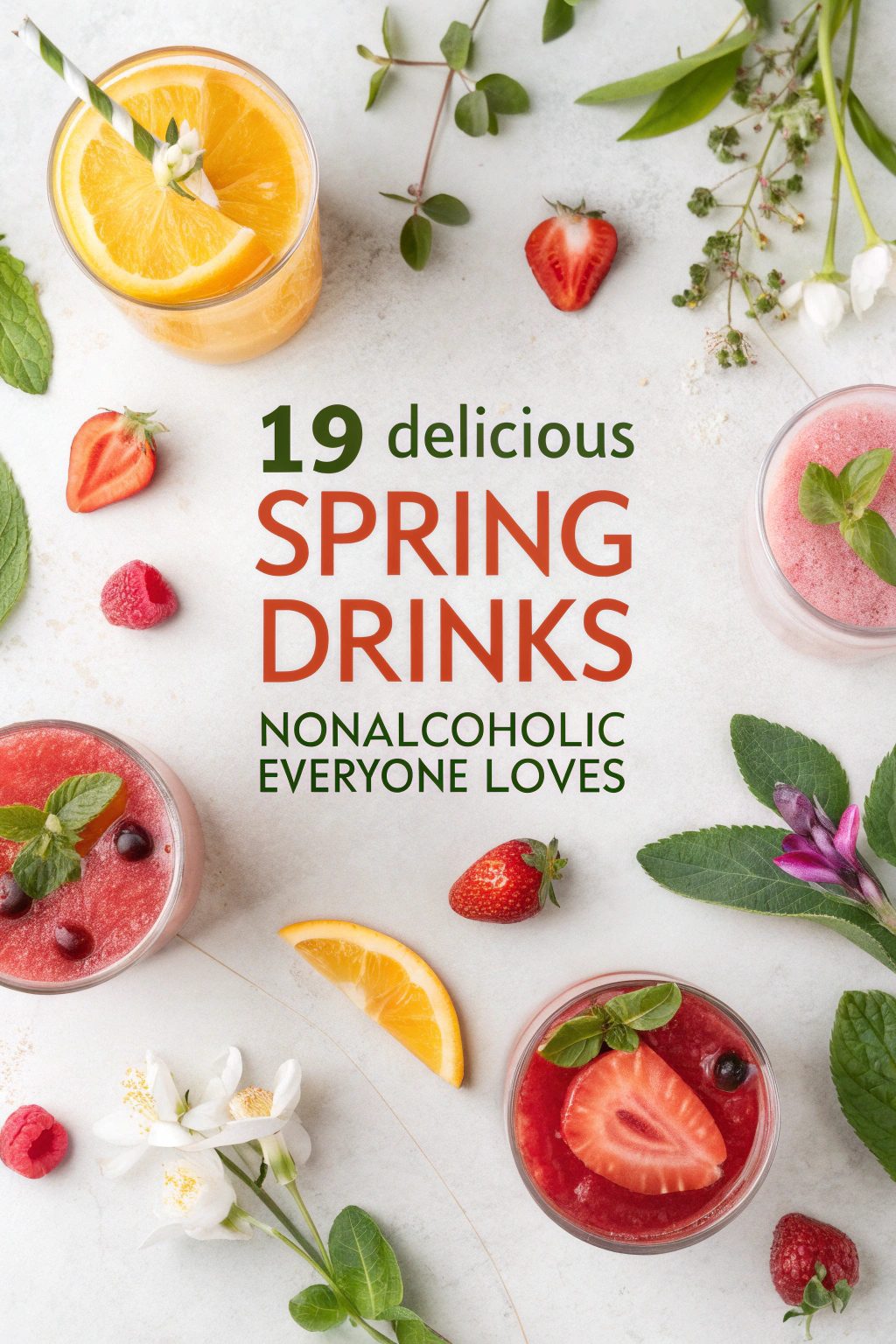 19 Delicious Spring Drinks Nonalcoholic Everyone Loves