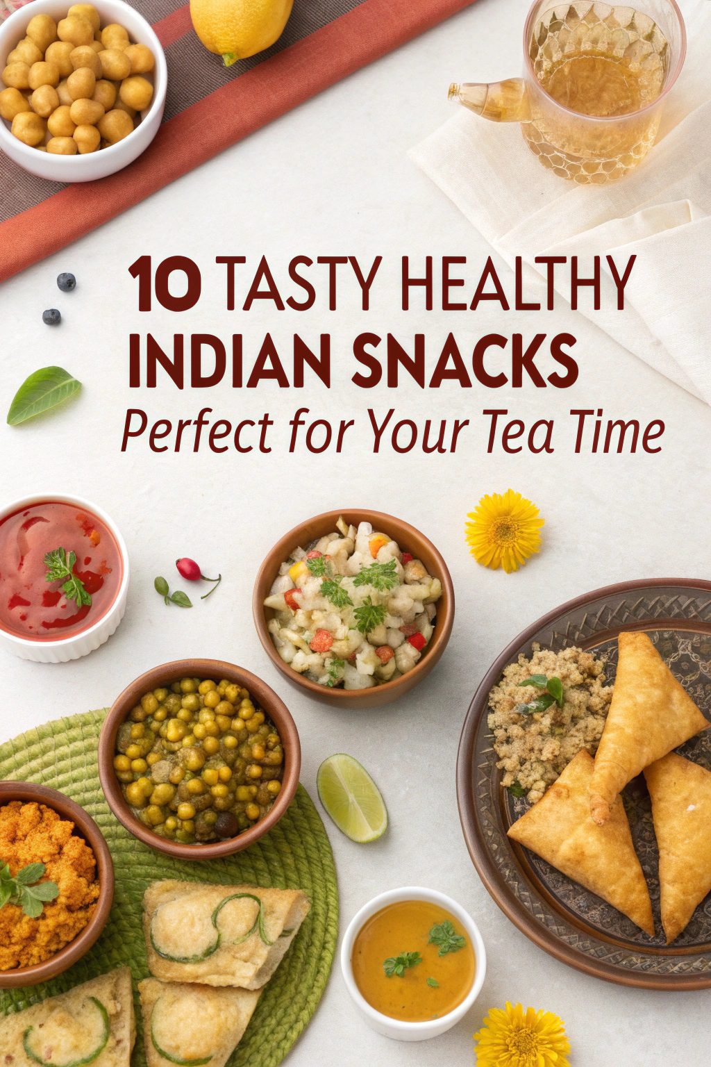 10 Tasty Healthy Indian Snacks Perfect for Your Tea Time