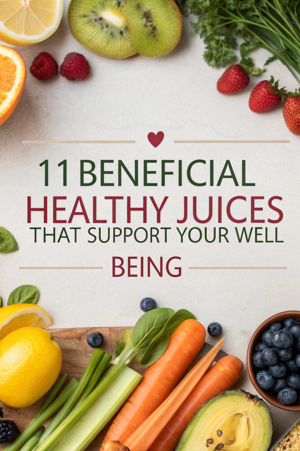 11 Beneficial Healthy Juices That Support Your Well Being