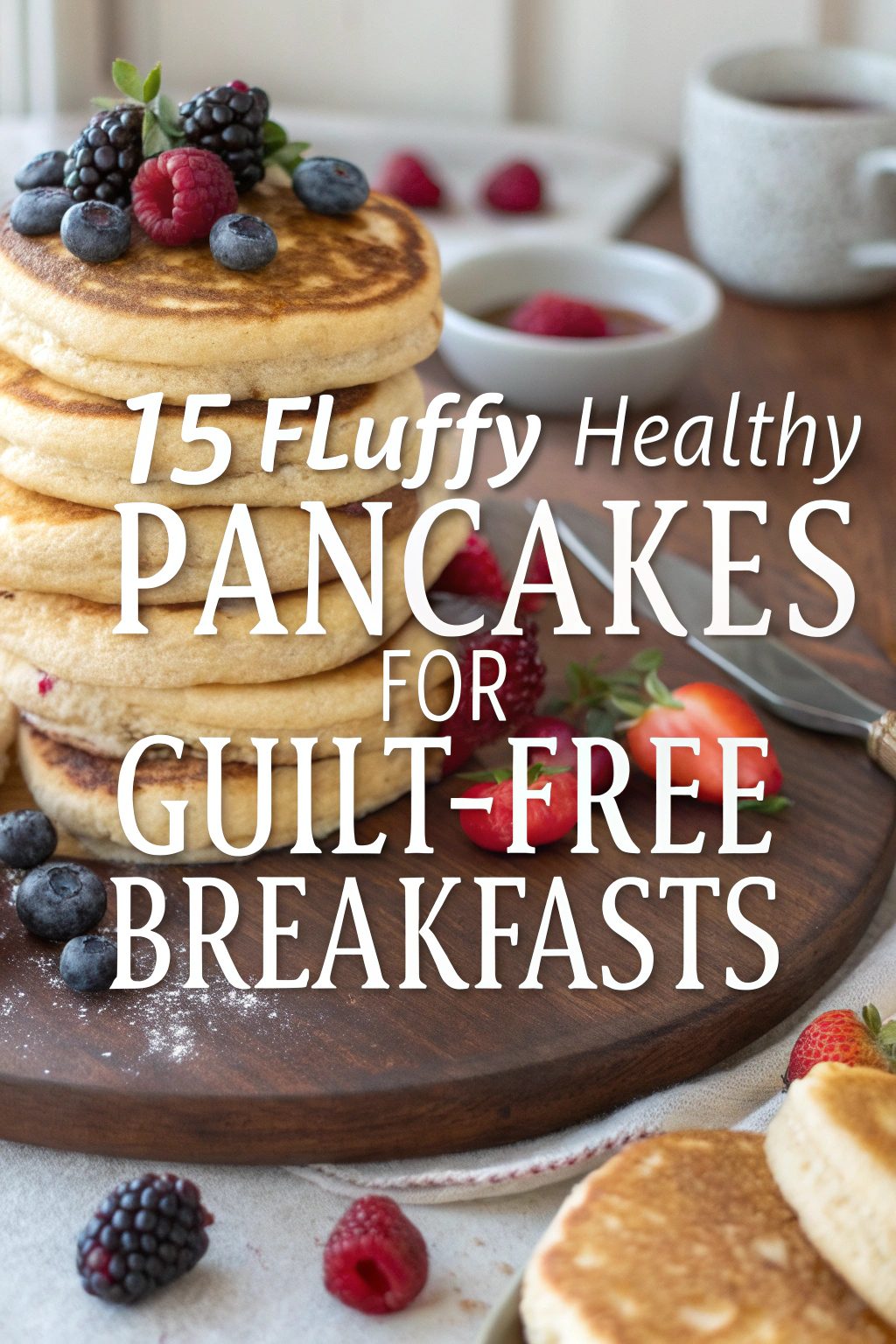 15 Fluffy Healthy Pancakes for Guilt-Free Breakfasts