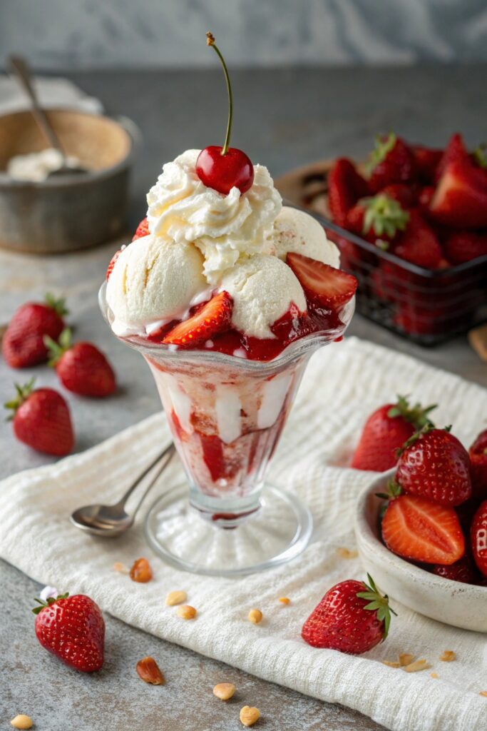 11 Dreamy Strawberry Sundae Recipes to Make at Home