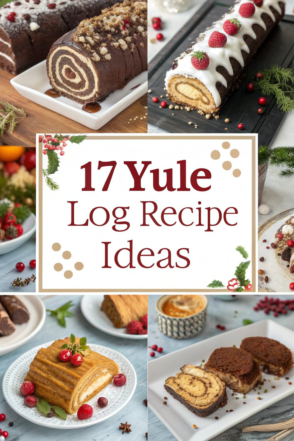 17 Yule Log Recipe Ideas to Make Your Holidays Sweeter