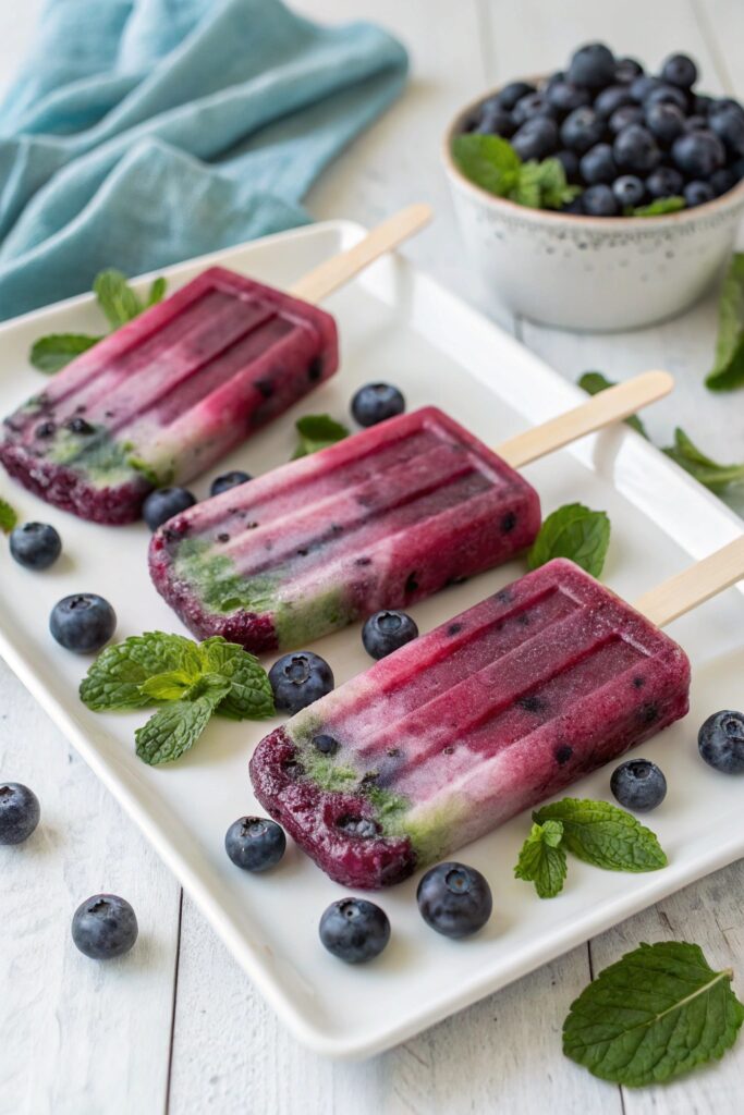 19 Blueberry Popsicle Recipe Ideas for National Blueberry Popsicle Day