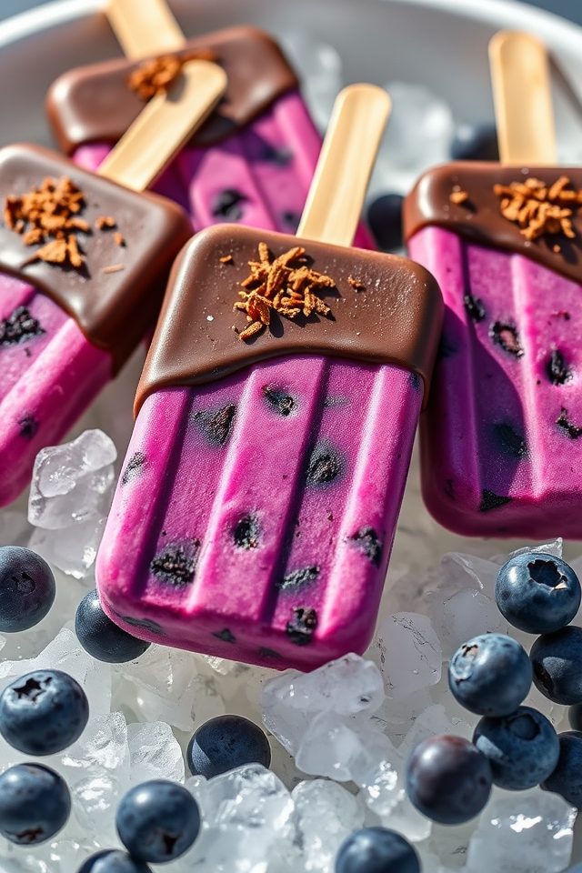 19 Blueberry Popsicle Recipe Ideas for National Blueberry Popsicle Day