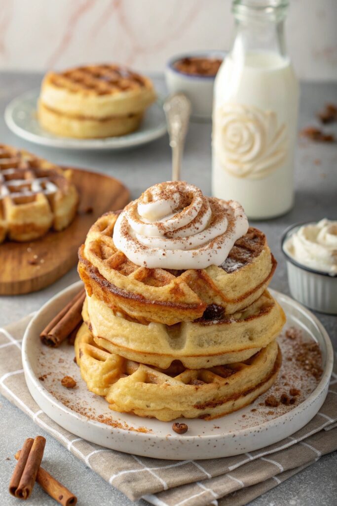 19 Sweet Waffle Dessert Creation Ideas for National Waffle Day