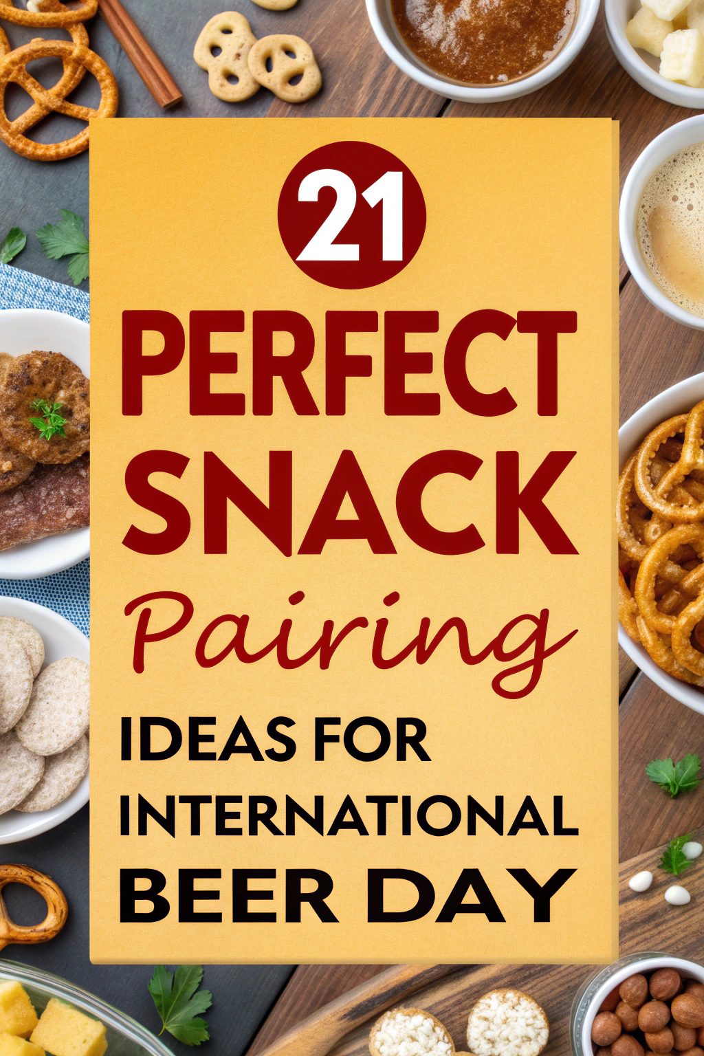 21 Perfect Snack Pairing Ideas for International Beer Day