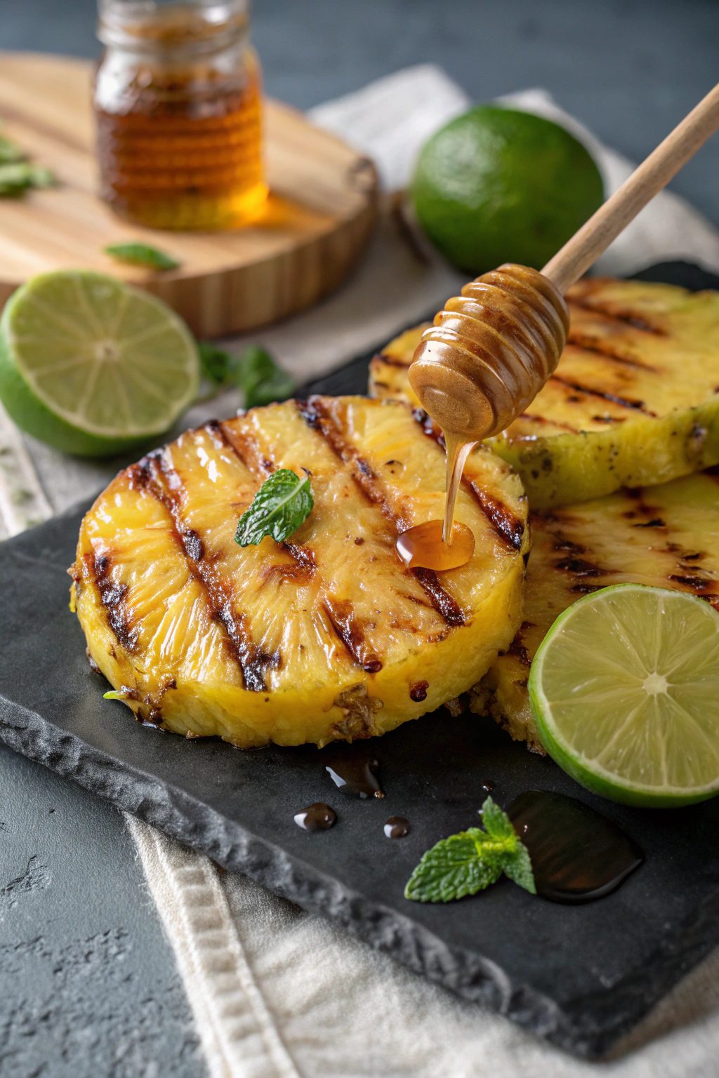 Grilled Pineapple With Honey and Lime | How to Cook Fast?