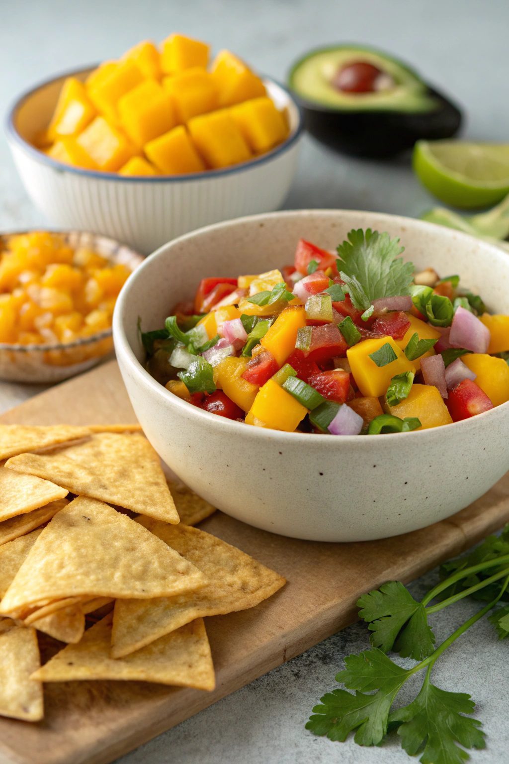 Mango Salsa With Baked Tortilla Chips Recipe | How to cook them so good?