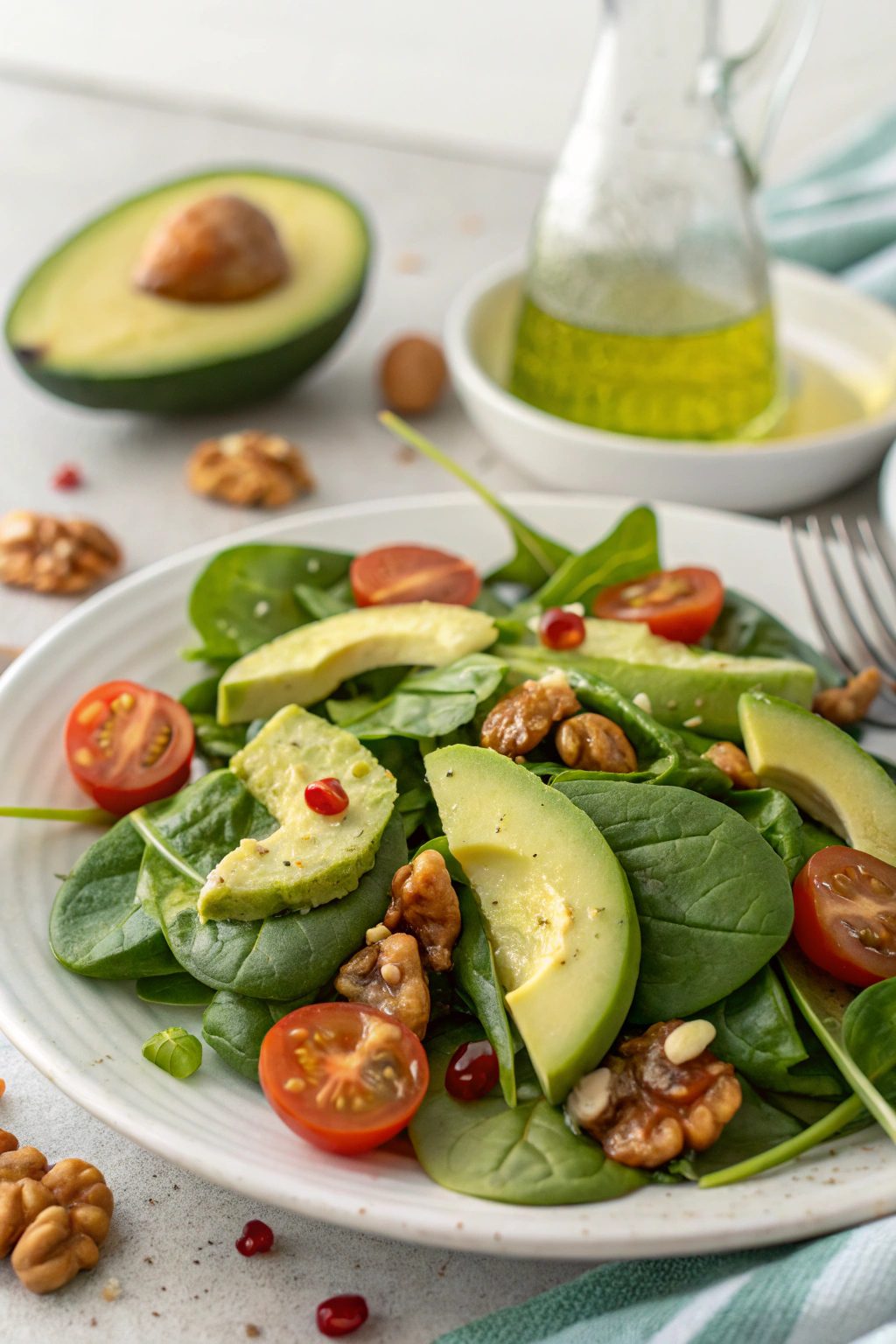 Spinach and Avocado Salad Recipe | How to Make It Irresistible?