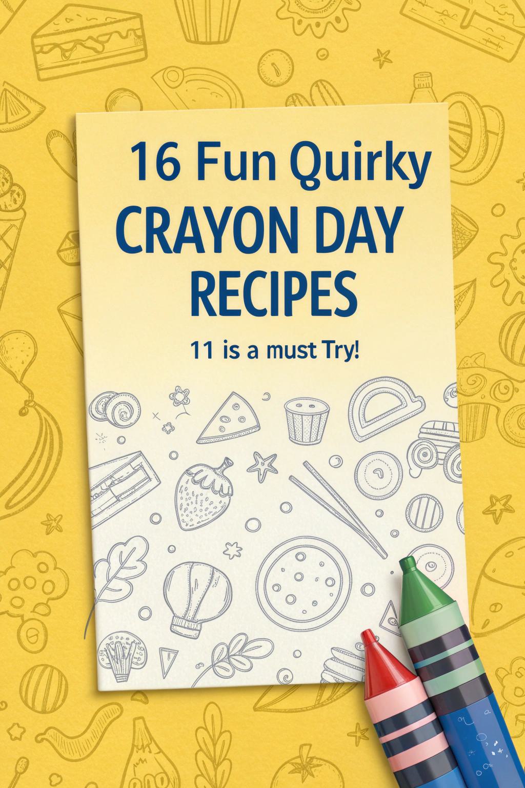 16 Quick Crayon Inspired Food Recipes for Crayon Day