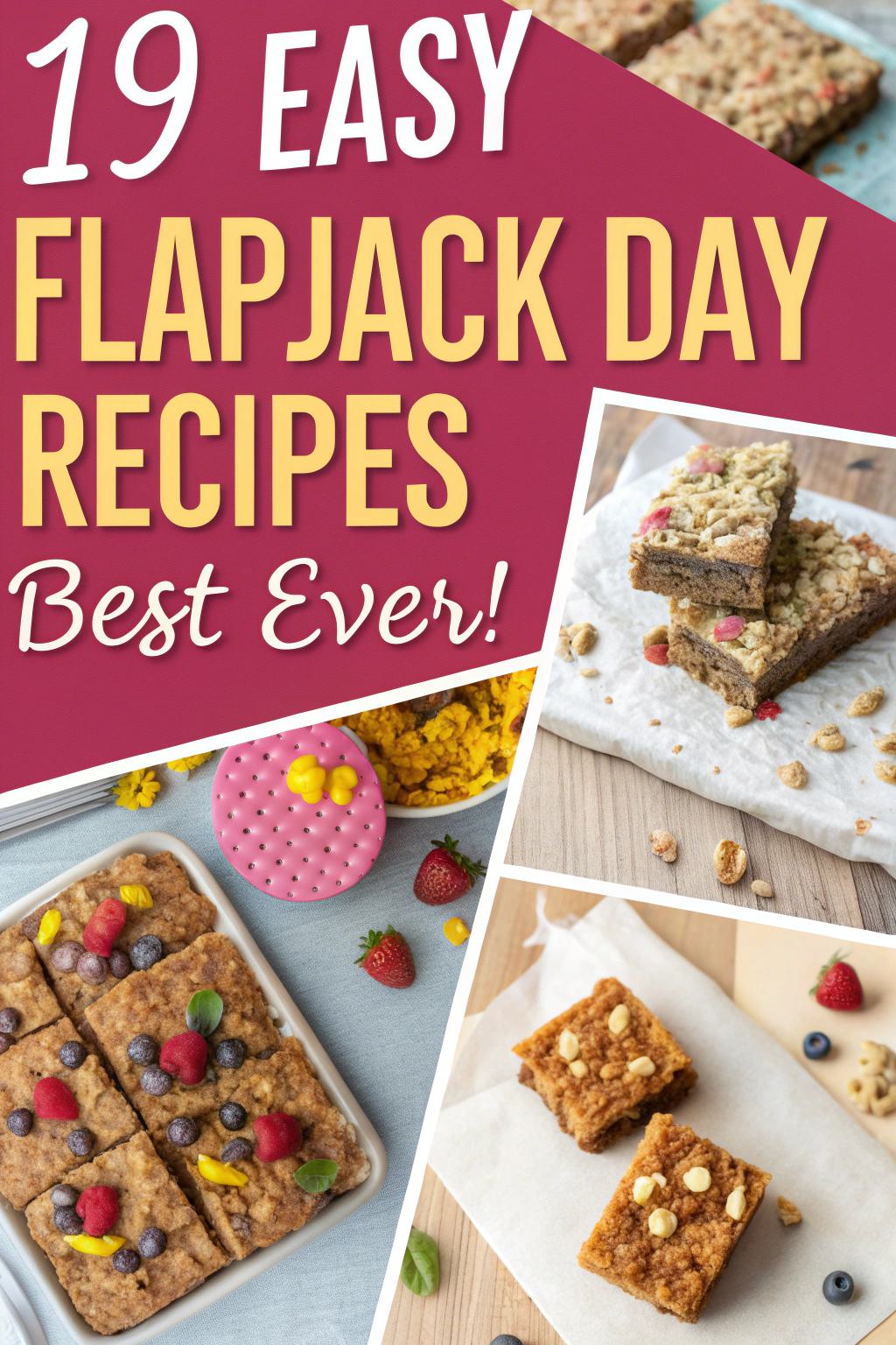 19 Easy Flapjack Recipes for Flapjack Day