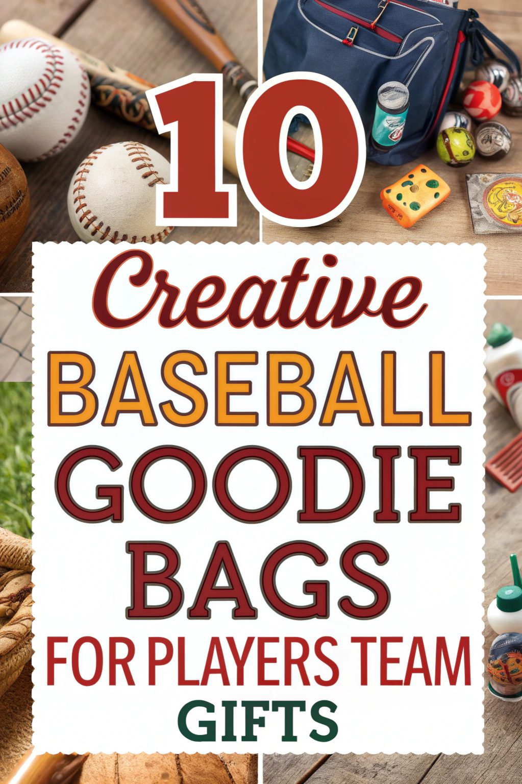 10+ Creative Baseball Goodie Bags for Players Team Gifts