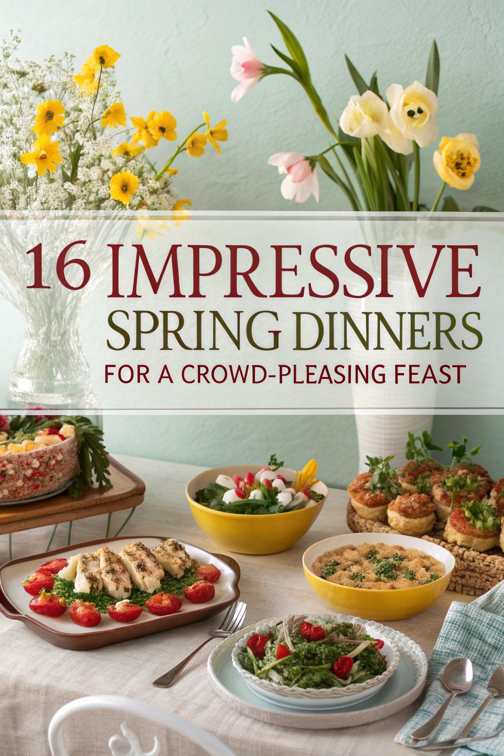 16 Impressive Spring Dinners for a Crowd Pleasing Feast