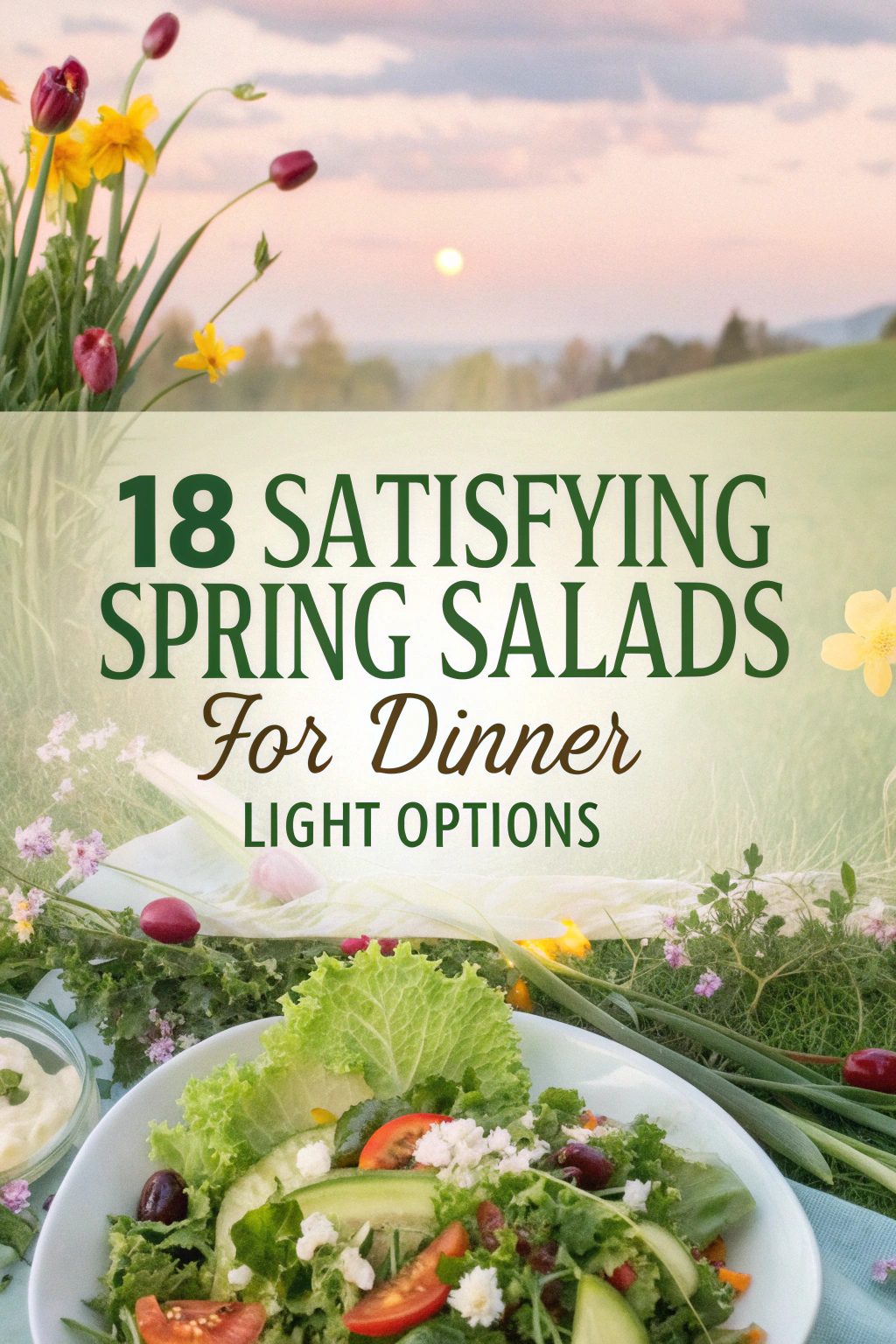 18 Satisfying Spring Salads for Dinner Light Options