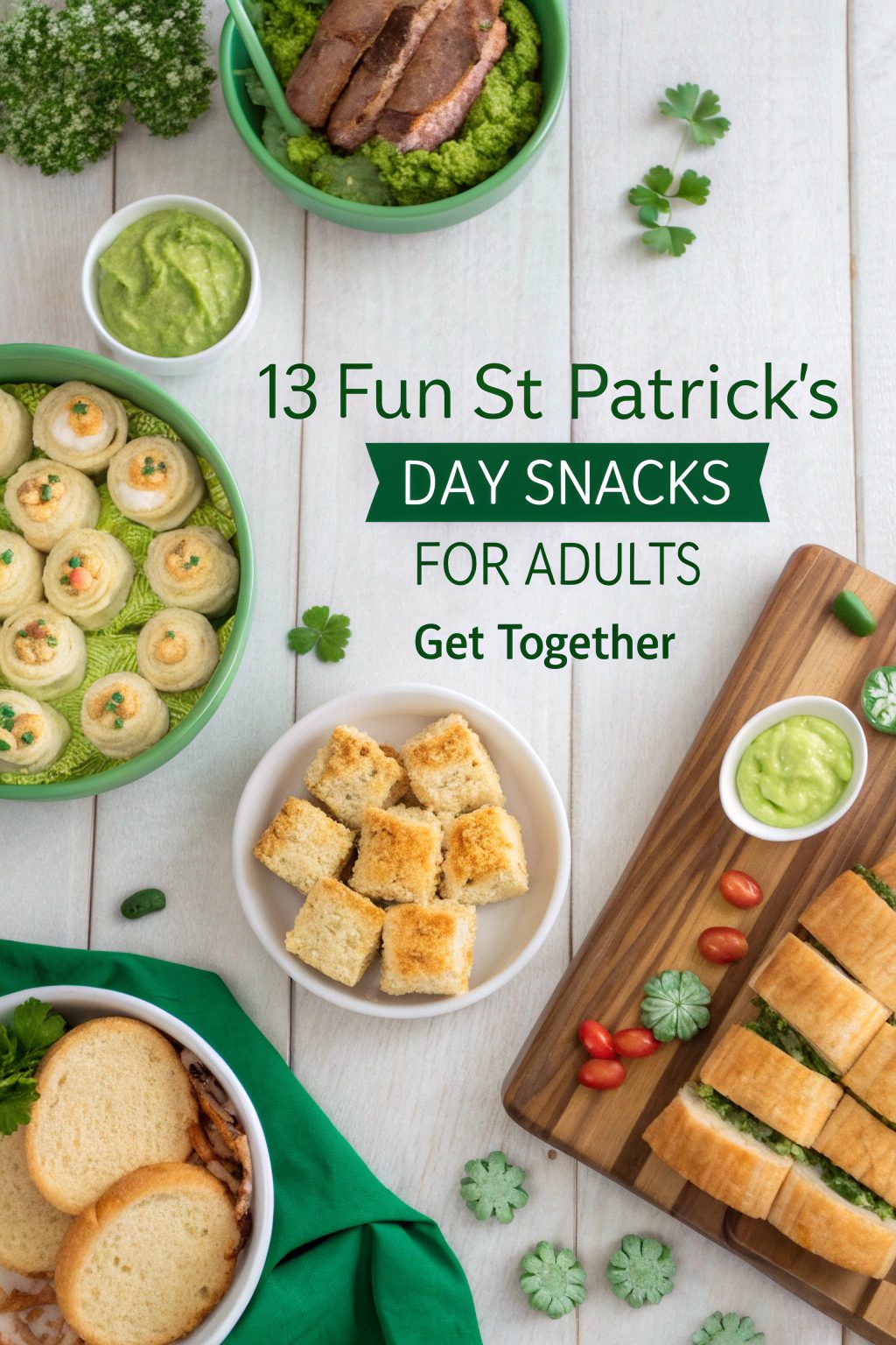 13 Fun St Patrick's Day Snacks for Adults Get Together