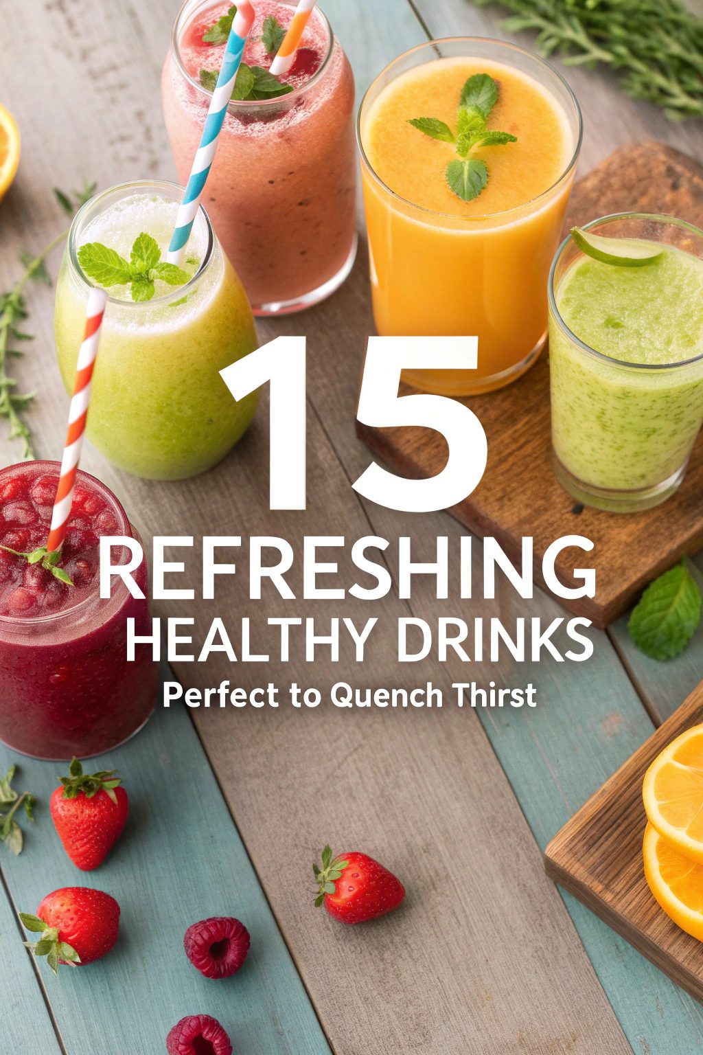 15 Refreshing Healthy Drinks Perfect to Quench Thirst