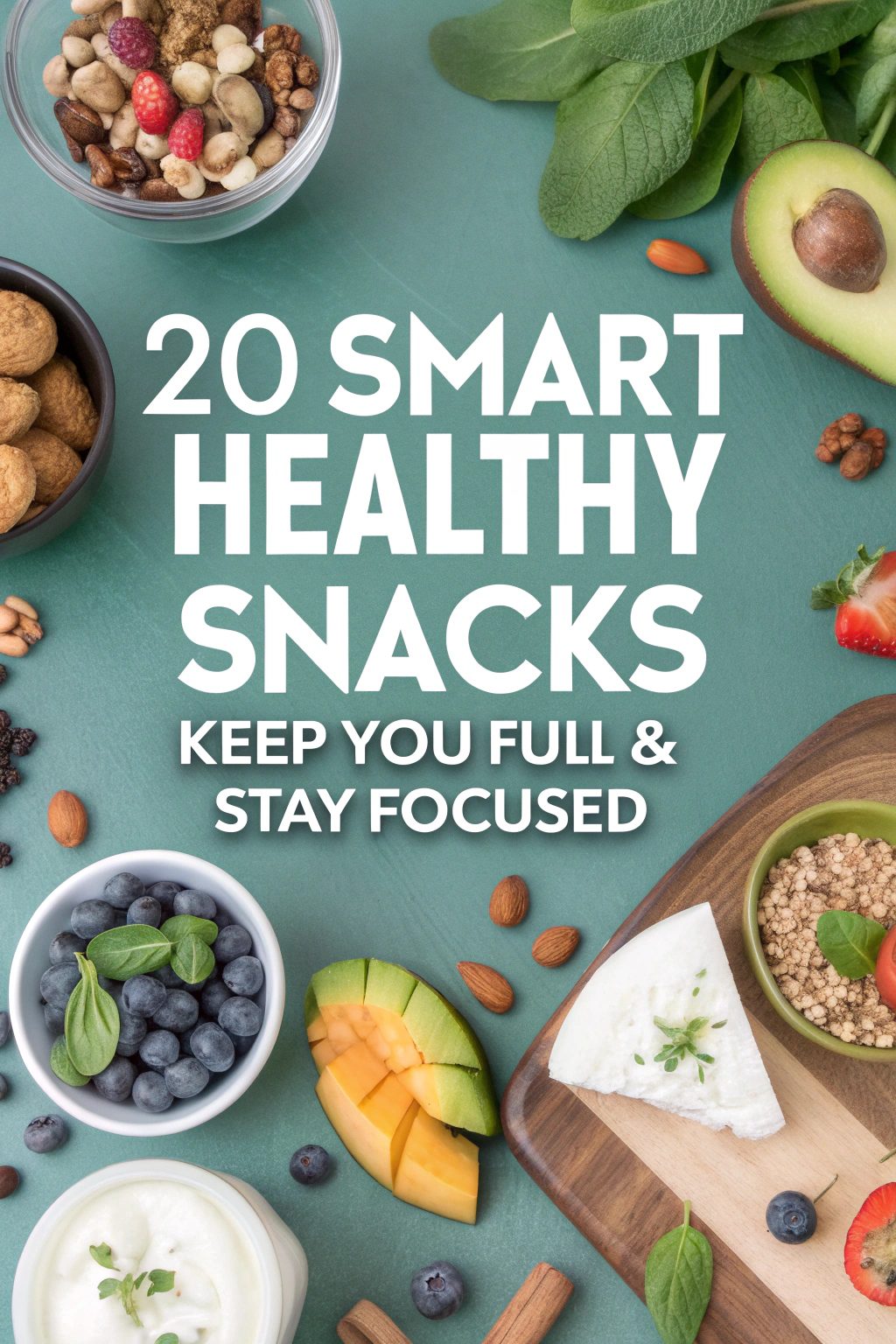 20 Smart Healthy Snacks Keep You Full & Stay Focused