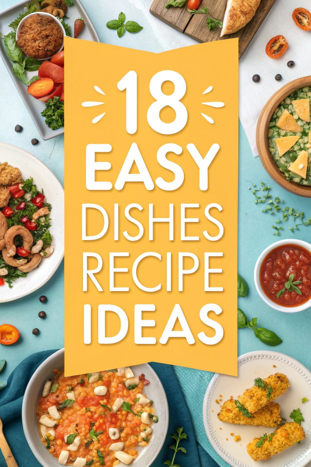 18 Easy Dishes Recipe Ideas for Your Weekly Menu