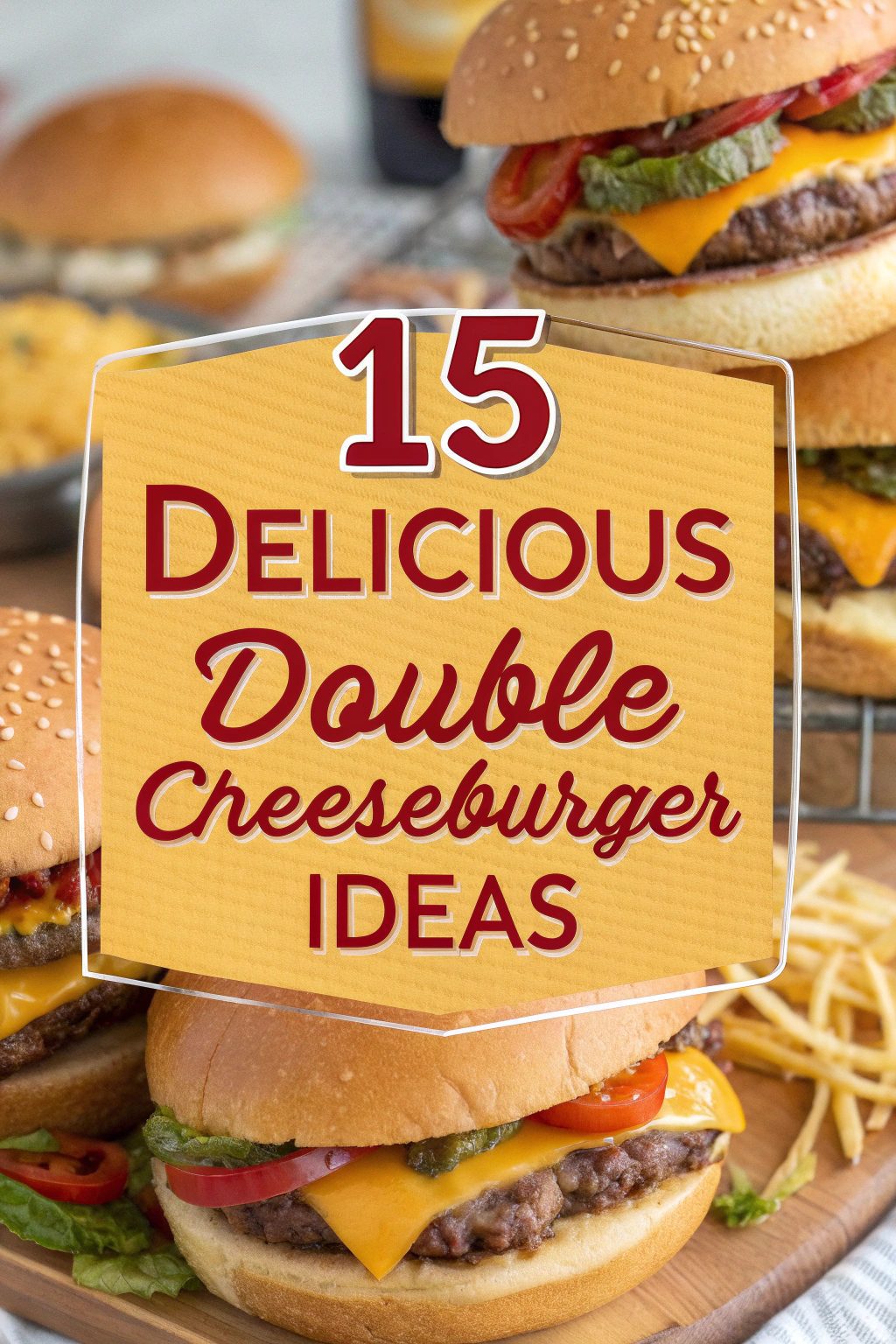 15 Delicious Double Cheeseburger Ideas for National Double Cheeseburger Day
