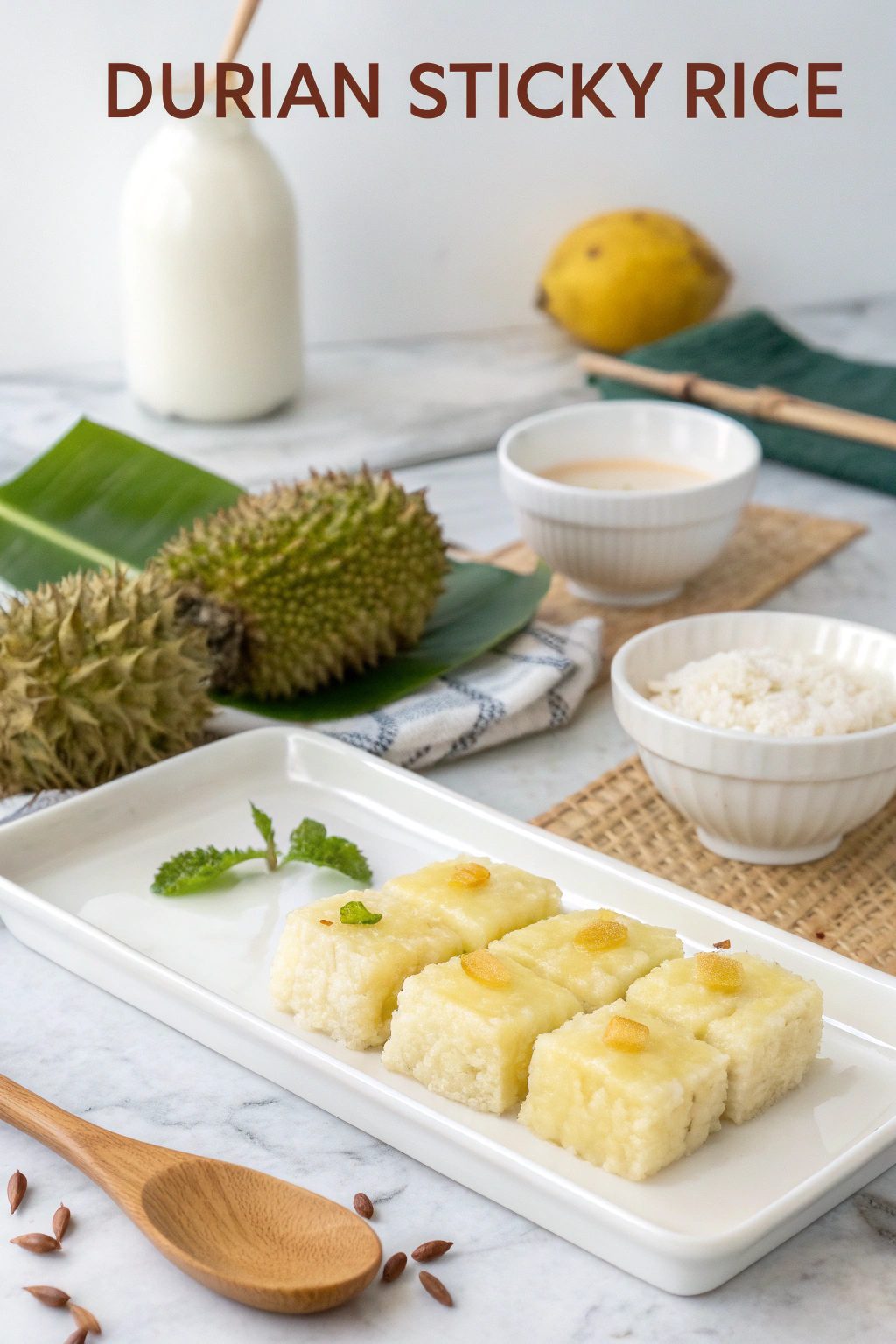 Durian Sticky Rice Recipe - How to cook Perfect Layers?